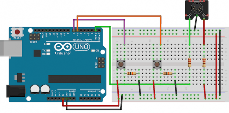 使用Arduino制作自己的MIDI控制器