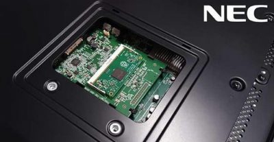 NEC comienza a incluir placas Raspberry Pi en sus pantallas más grandes