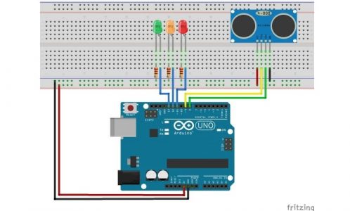 Sensor de aparcamiento con Arduino y el HC-SR04