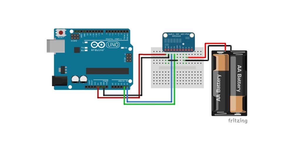 ADS1115：Arduino用のアナログ-デジタルコンバーター