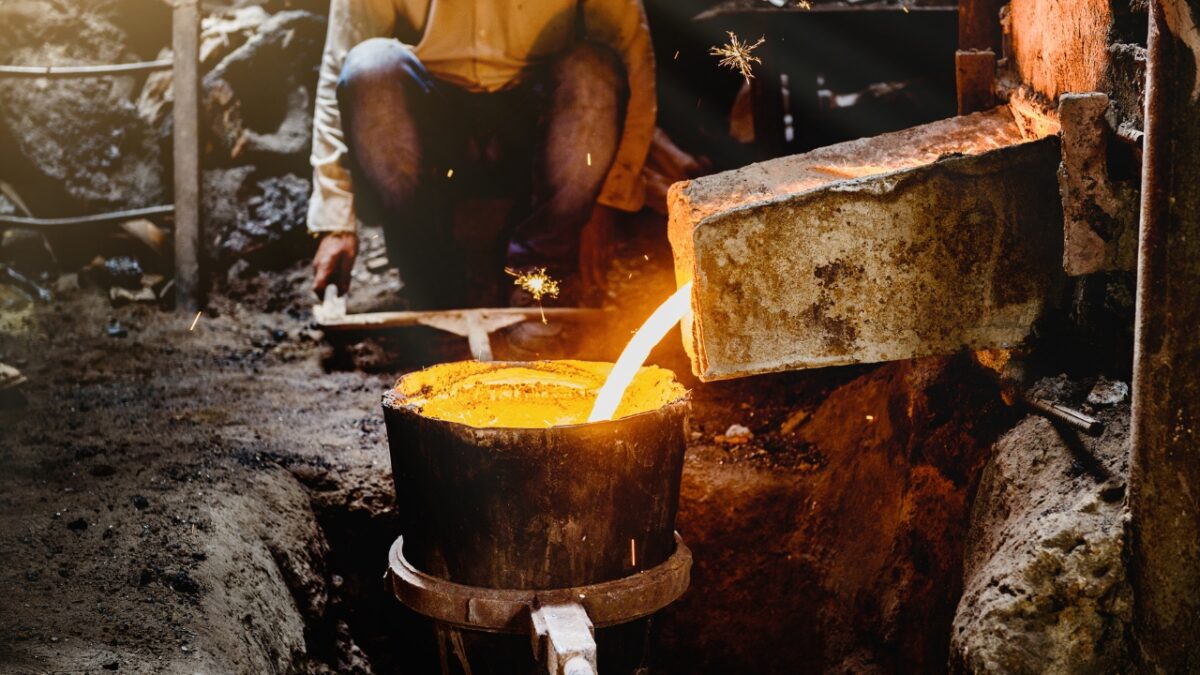 Crear una fundición de metal en casa