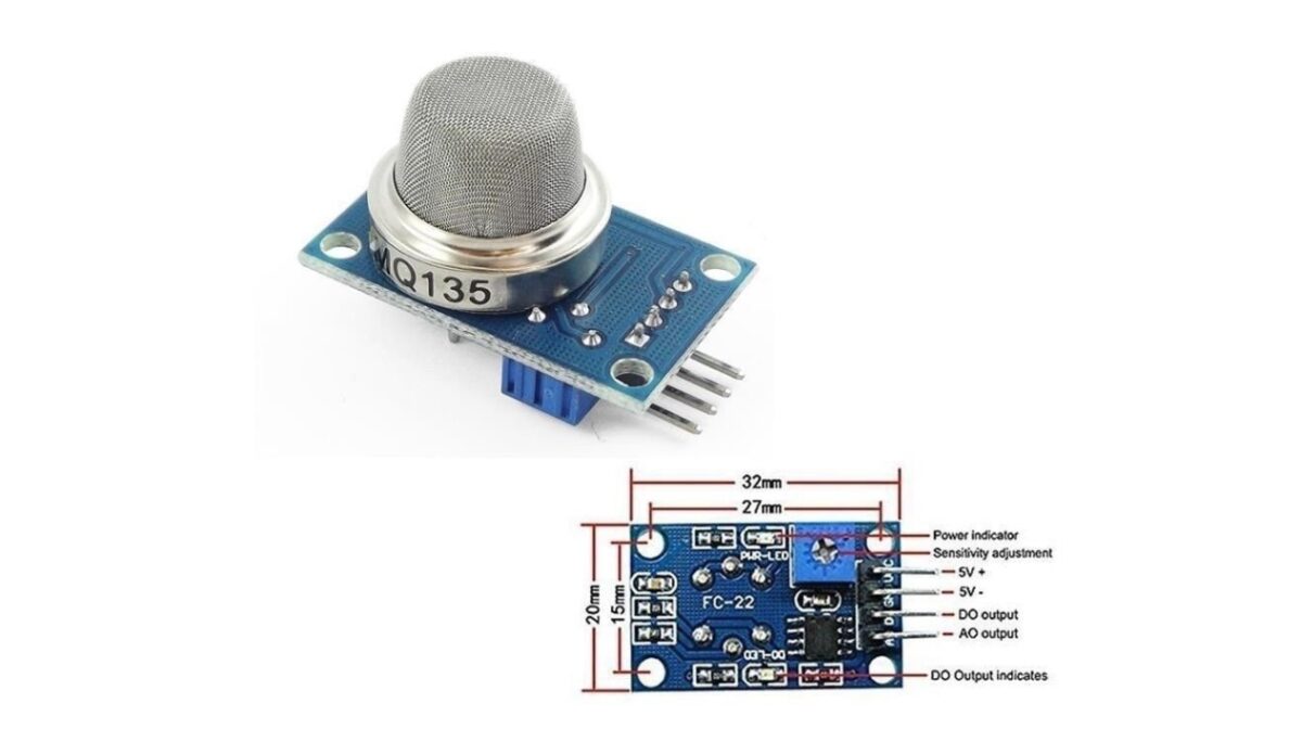 MQ-135: sensor kualitas gas atau udara
