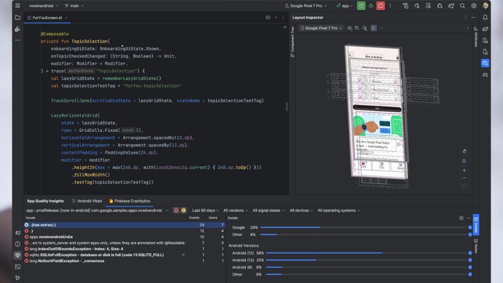 Android Studio: Erste Schritte zum Erstellen eigener Apps