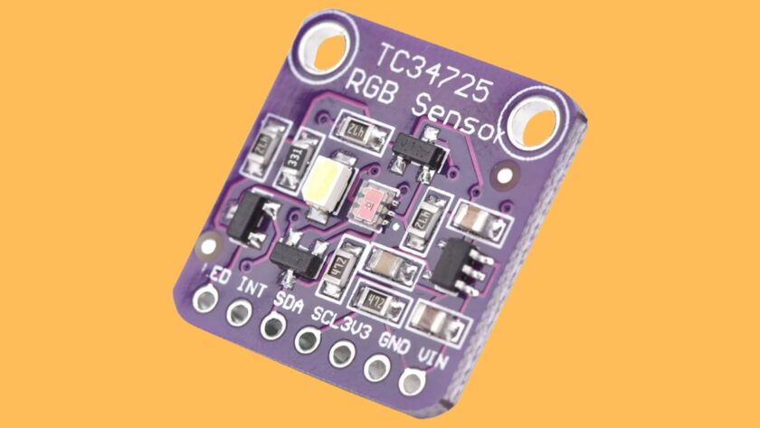 Todo lo que necesitas saber sobre el sensor de color TCS34725