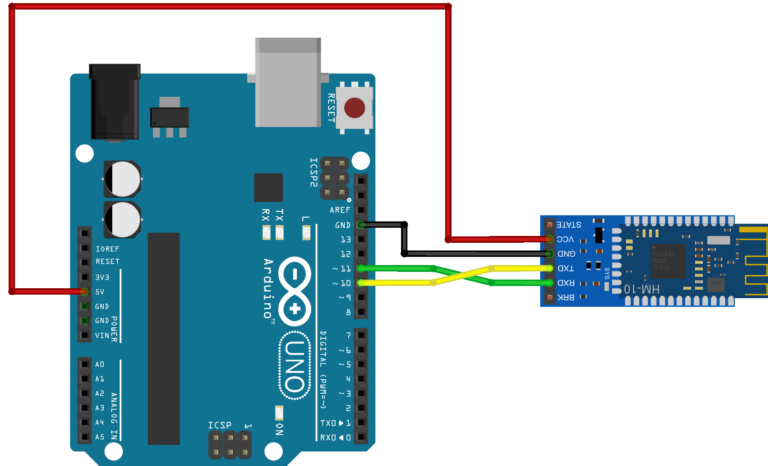 How To Setup And Use The Hm 10 Bluetooth Module With Arduino