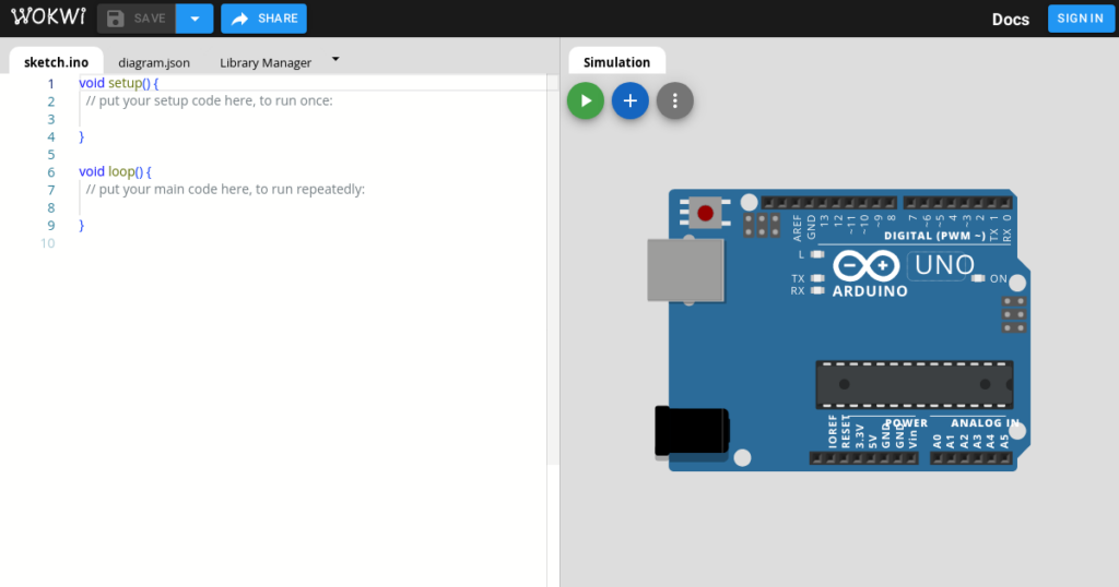 Comparison of the best online and offline Arduino simulators
